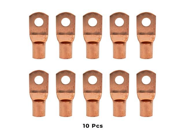 Click here for 1/0 Gauge AWG Non-Insulated Pure Copper Lugs Ring... prices