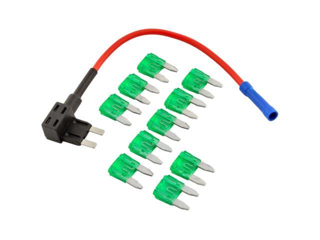 Click here for ATM Mini Blade Style Fuses with Fuse Holder Tap fo... prices