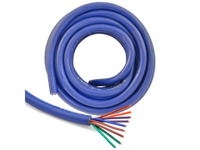 Click here for 20ft 18 AWG Multi 9 Conductor Blue Speed Wire 18 G... prices