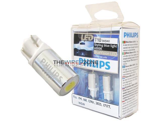 Click here for Philips LED Interior Bulb - T10 6000K BLUEVISION N... prices