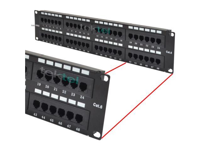 Click here for Cat6 48 Port Patch Panel Ethernet Network LAN RJ45... prices