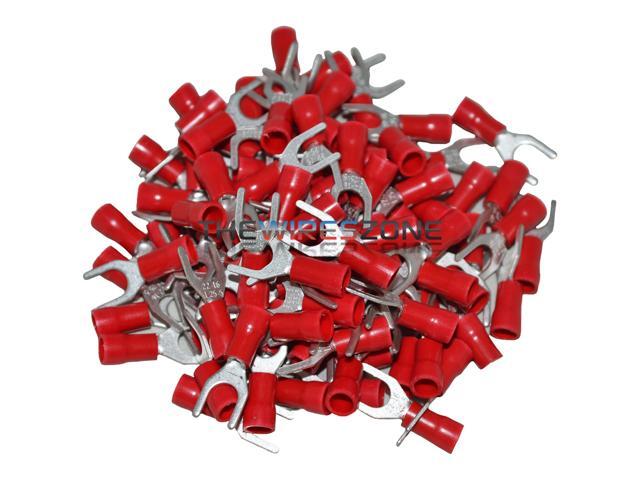Click here for Install Bay RVST10 Red Vinyl 22-18 Gauge #10 Spade... prices