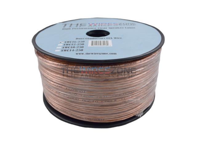 Click here for Clear Transparent 250 ft 16 Gauge 16AWG Speaker Wi... prices