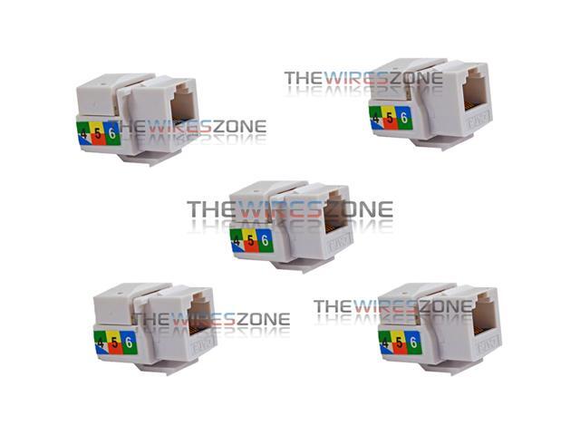 Click here for 6P6C White RJ11 CAT3 Telephone Network Keystone Ja... prices
