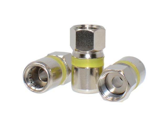 Click here for RG6 Quad Shield Coaxial to Self Lock F-Type Connec... prices