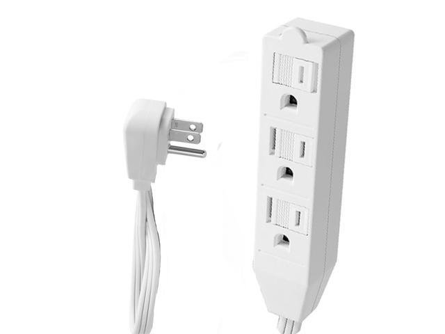 Click here for 1.5 Feet White Durable Heavy Duty 3 Outlet Indoor... prices