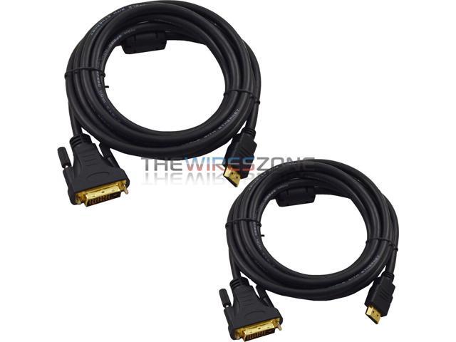 Click here for Premium 14ft HDMI Male to DVI Male Gold Adapter Ca... prices