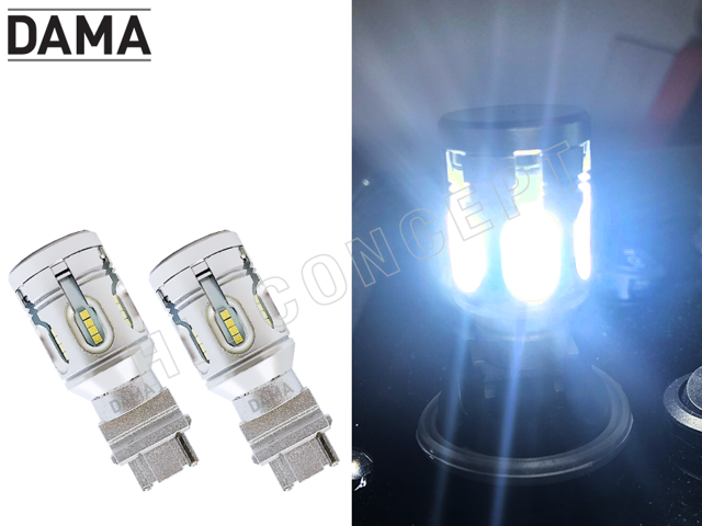 Click here for 3156 DAMA MINI LED Light Bulbs BA15S Canbus Error-... prices