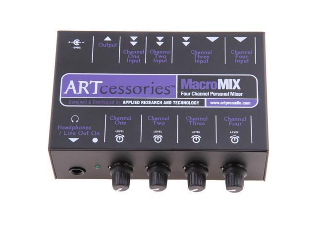 Click here for ART MacroMIX 4-Channel Personal Mixer prices