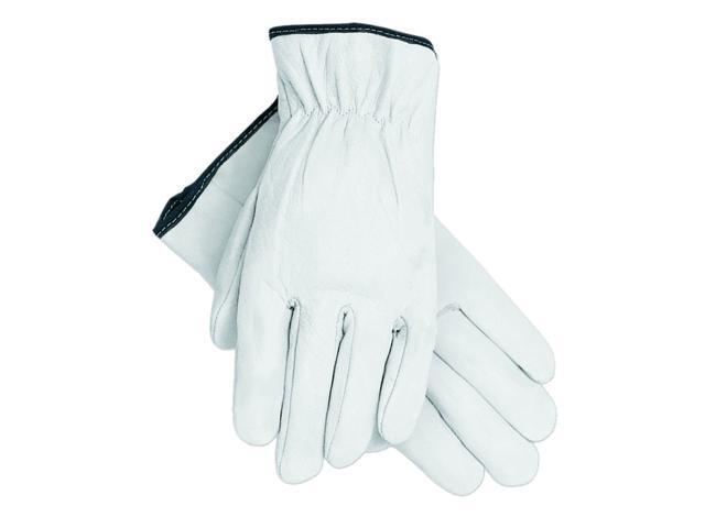 Click here for Grain Goatskin Driver Gloves White Medium 12 Pairs prices
