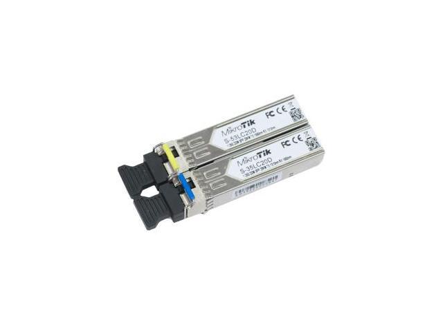 Click here for Mikrotik S-3553LC20D SFP Transceiver Pair 1.25G 20... prices