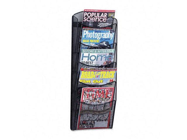 Click here for Safco Onyx Mesh Literature Rack Five Compartments... prices