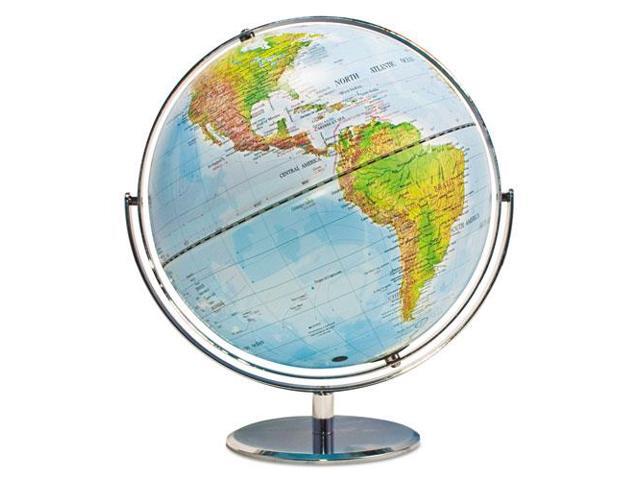 Click here for Advantus 12-Inch Globe with Blue Oceans Silver-Ton... prices