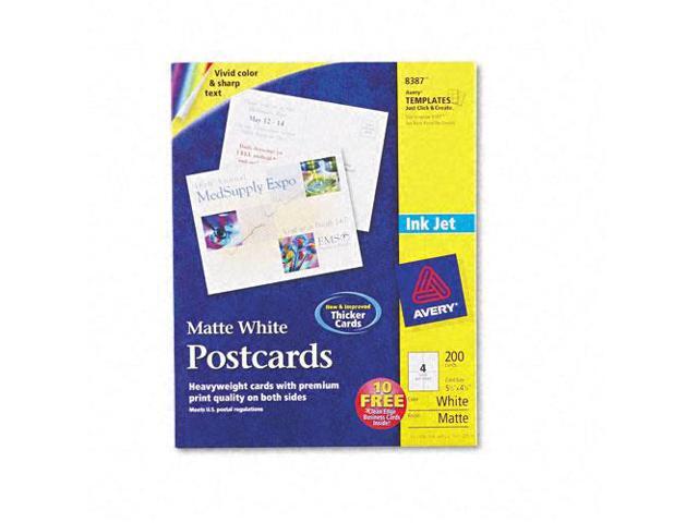 Click here for Avery 8387 - Postcards  Inkjet  Matte - 200 Cards... prices