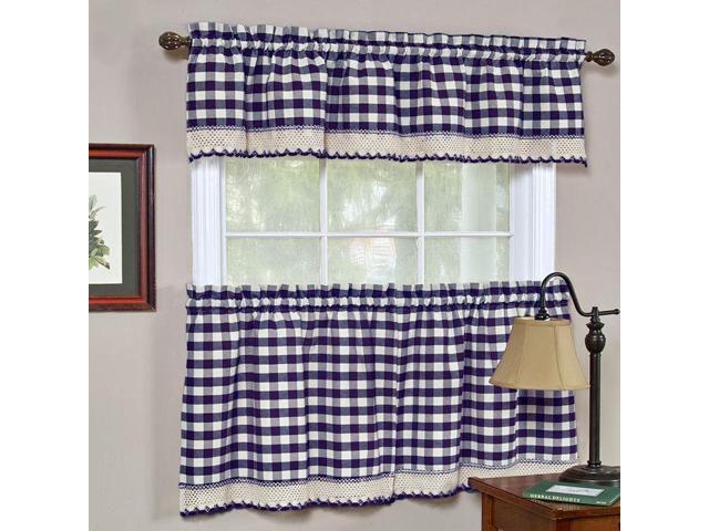 Click here for Achim BCTR36NY12 Buffalo Check Curtain Panel 58 x... prices