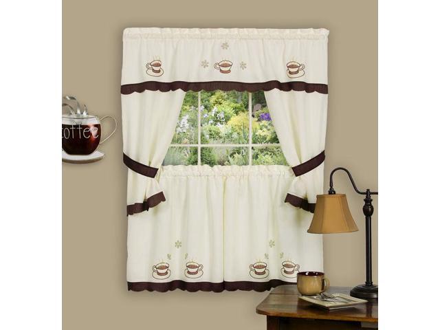 Click here for Achim CUCS36BW12 Cuppa Joe Embellished Cottage Set... prices