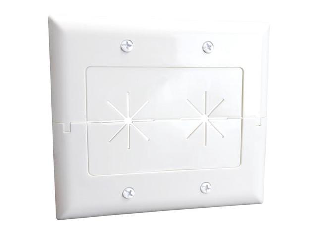 Click here for DataComm Electronics 45-0027-WH 2-Gang Split Plate... prices