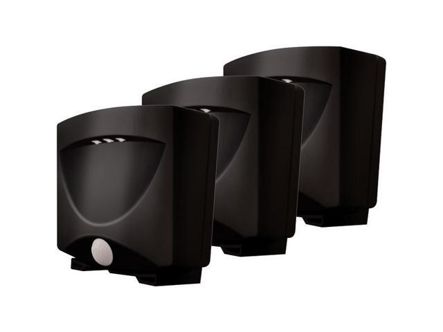 Maxsa Innovations Battery-powered Outdoor Night Light - Dark Bronze - 3 Pack - Dark Brown