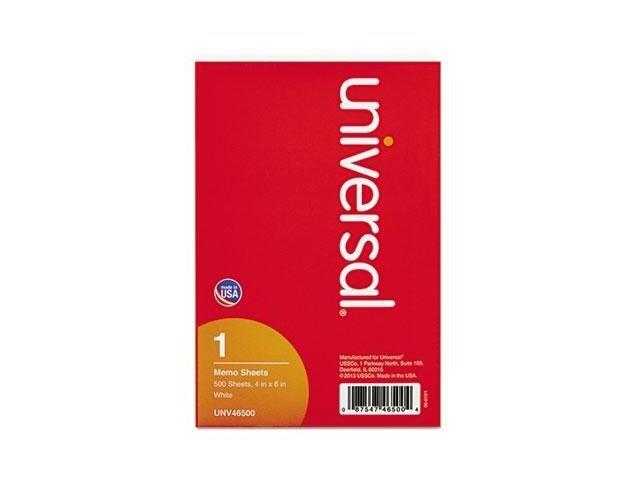 Click here for Universal Loose White Memo Sheets - UNV46500 prices