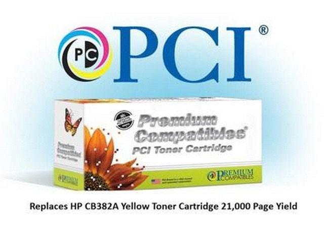 Click here for Premium Compatibles CB382ARPC Yellow Toner prices