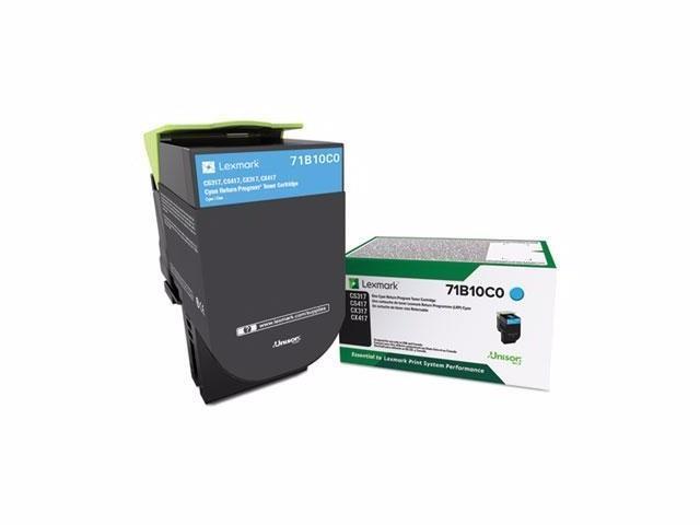 Click here for Lexmark 71B10C0 Cyan Toner Cartridge prices