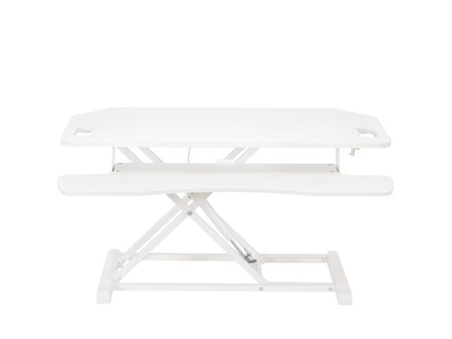 Click here for VIVO White Height Adjustable Corner Desktop Monito... prices