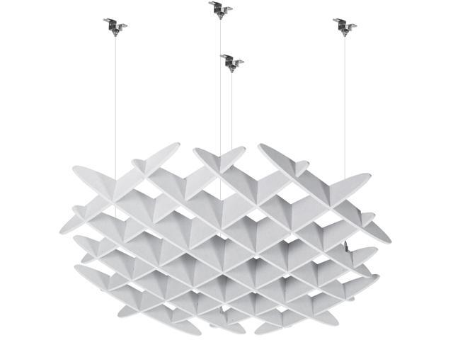 Click here for VIVO Light Gray Acoustic Ceiling Waffle Panel prices