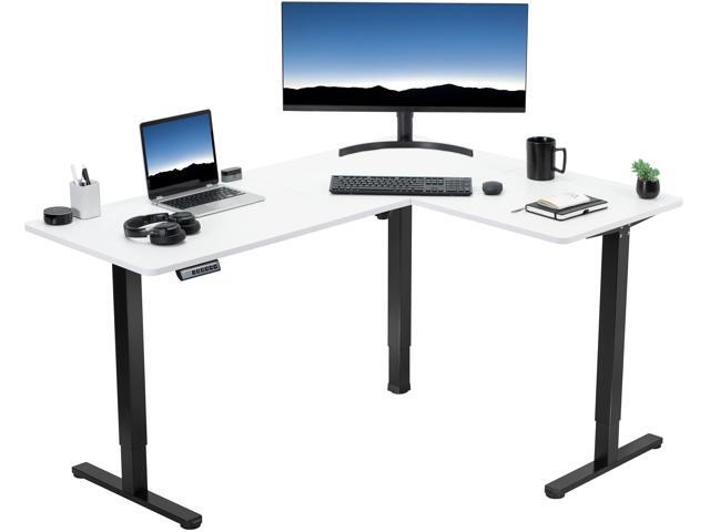 Click here for VIVO White / Black Electric 63 x 47 Corner Standin... prices