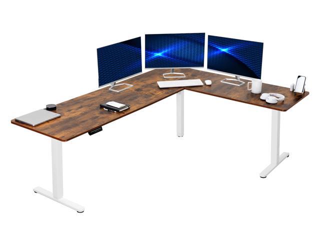 Click here for VIVO Vintage Brown / White Electric 84 x 63 Corner... prices