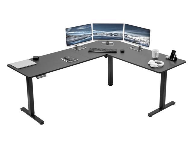Click here for VIVO Black Electric 75 x 63 Corner Standing Desk... prices