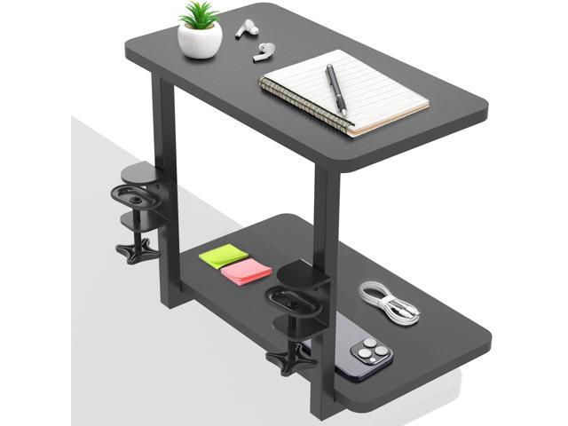 Click here for VIVO Black 16 Clamp-on Flexible 2-Tier Shelving Un... prices