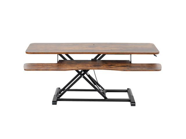 Click here for VIVO Vintage Brown / Black Height Adjustable Extra... prices