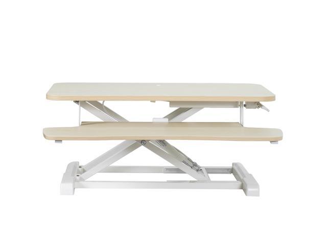 Click here for VIVO Light Wood Height Adjustable 28 Standing Desk... prices