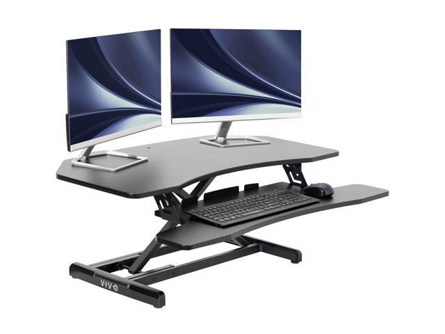 Click here for VIVO Black Corner Height Adjustable 38 Standing De... prices