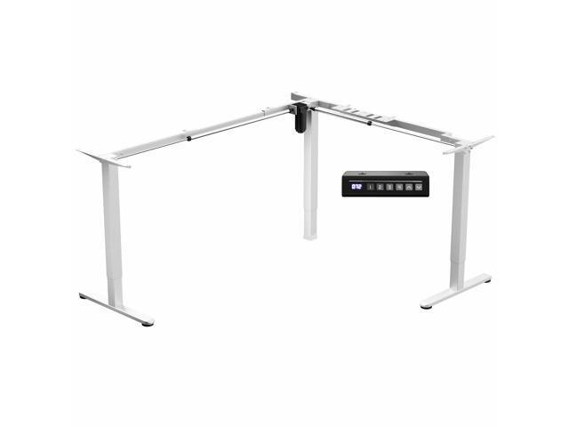 Click here for VIVO White Large Electric Single Motor Corner Desk... prices