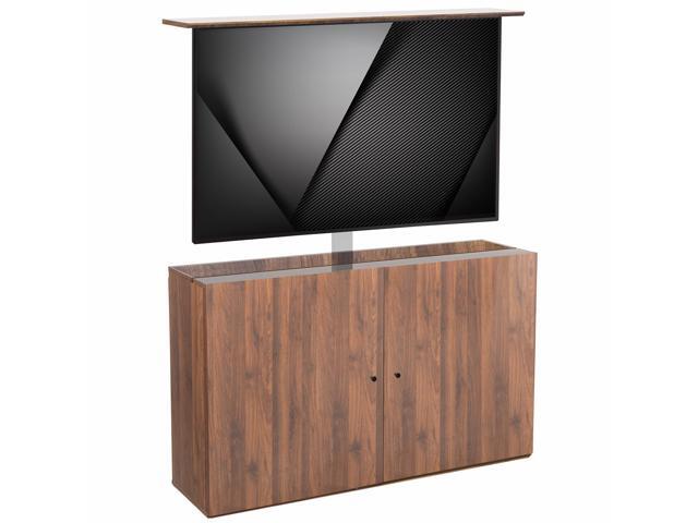 Click here for VIVO Walnut TV Cabinet with Motorized Vertical Lif... prices