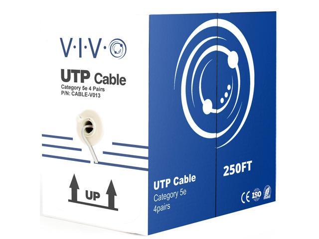 Click here for VIVO 250ft bulk Cat5e LAN Ethernet Cable / Wire UT... prices