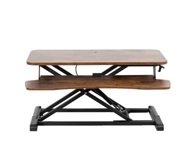 Click here for VIVO Rustic Vintage Brown Standing 32 Desktop Moni... prices