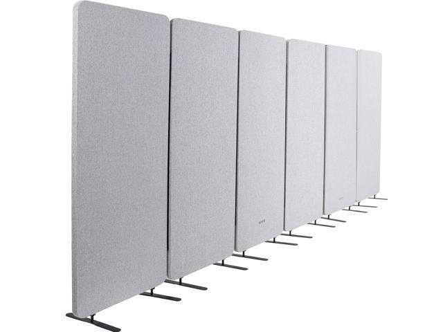 Click here for VIVO Gray 145 x 66 inch Privacy Panel Office Parti... prices