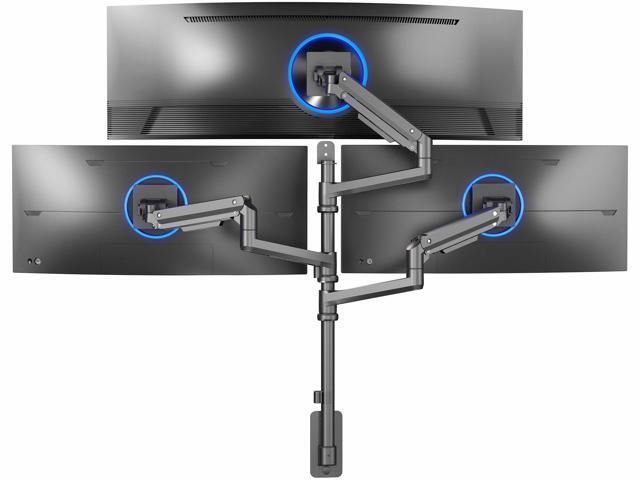 Click here for VIVO Pneumatic Triple Ultrawide Monitor Wall Mount... prices