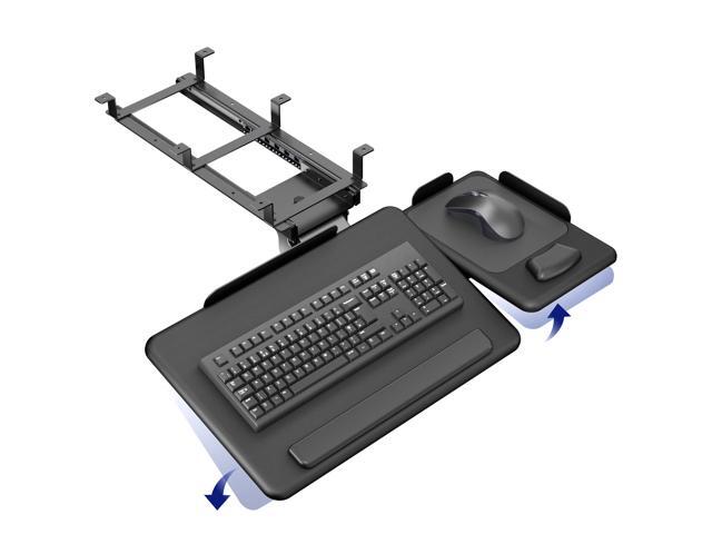 Click here for VIVO Black Under Desk 27 x 12 Tilting Keyboard Tra... prices