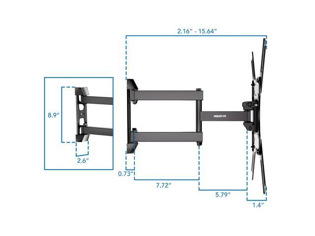 Click here for Mount-It! Full Motion TV Wall Mount with Swivel Ar... prices