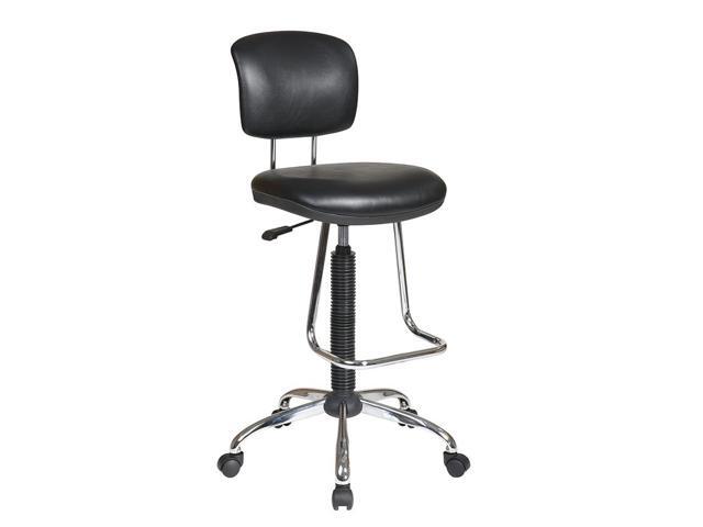 Click here for Chrome Finish Economical Drafting Chair w/ Chrome... prices