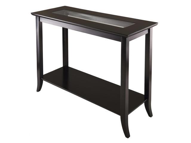 Click here for Winsome Wood Genoa Rectangular Console Hall Table... prices