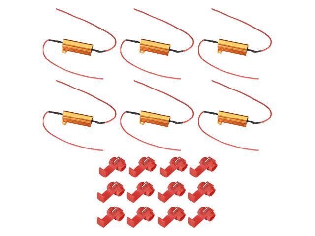 Click here for 6pcs 50W 10 ohm Load Resistor Fix LED Bulb Fast Hy... prices