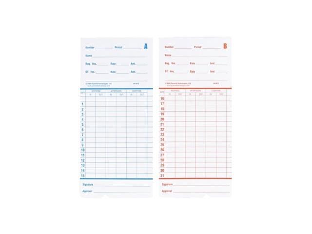 Click here for PTI 1000 Time Cards Case of 1000 prices