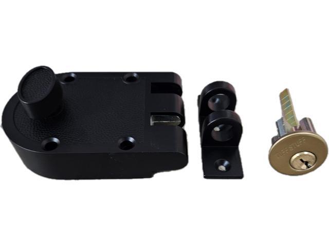 Click here for Tuff Stuff 167BK Black Finish Jimmy Proof Single C... prices