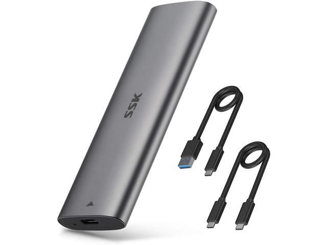Click here for SSK Aluminum M.2 to USB NVMe SATA SSD Enclosure Re... prices