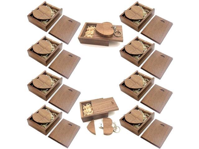 Click here for 10 Pack Wooden Heart 32GB USB 3.0 Memory Stick wit... prices