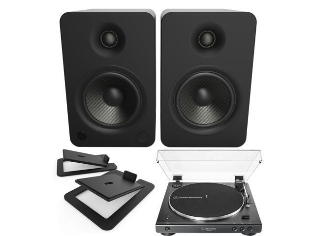 Click here for Kanto YU 140W Powered Bookshelf Speakers with Blue... prices
